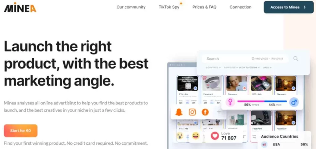 Minea Review 2024: 고급 제품 연구 도구(진실)