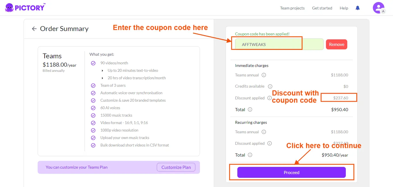 Pictory Coupon code: 35% OFF + Free Trial