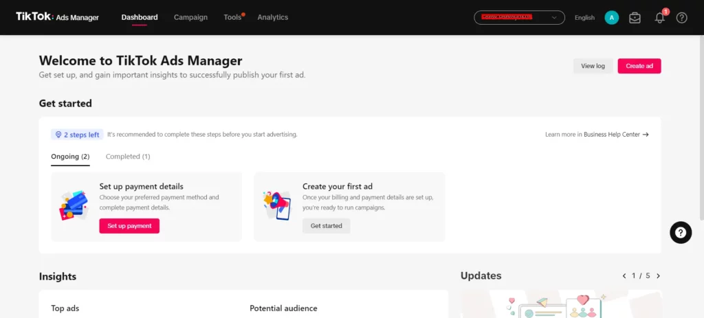 Instrucciones de uso TikTok ¿Administrador de anuncios? Publicidad 101