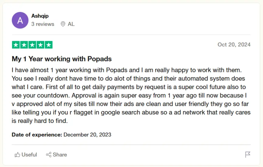 PopAds Review 2025: $4 CPM & Daily Payouts for Publishers