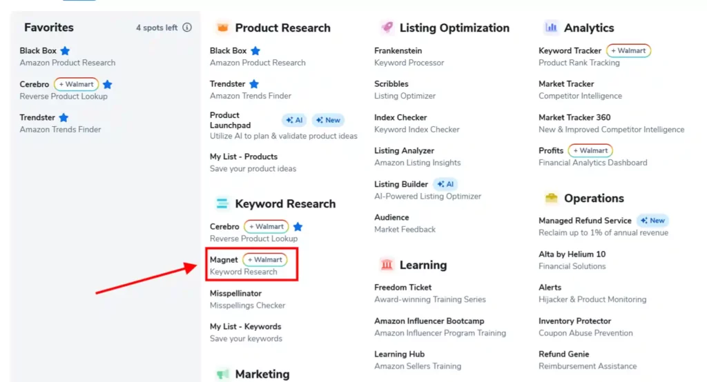 Comment dominer la recherche Amazon avec Helium 10 Magnet et Cerebro