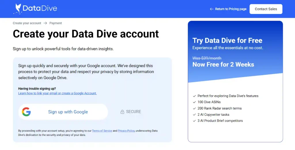 Uji Coba Gratis Data Dive 2026 | Akses 2 Minggu + Kode Diskon 20%