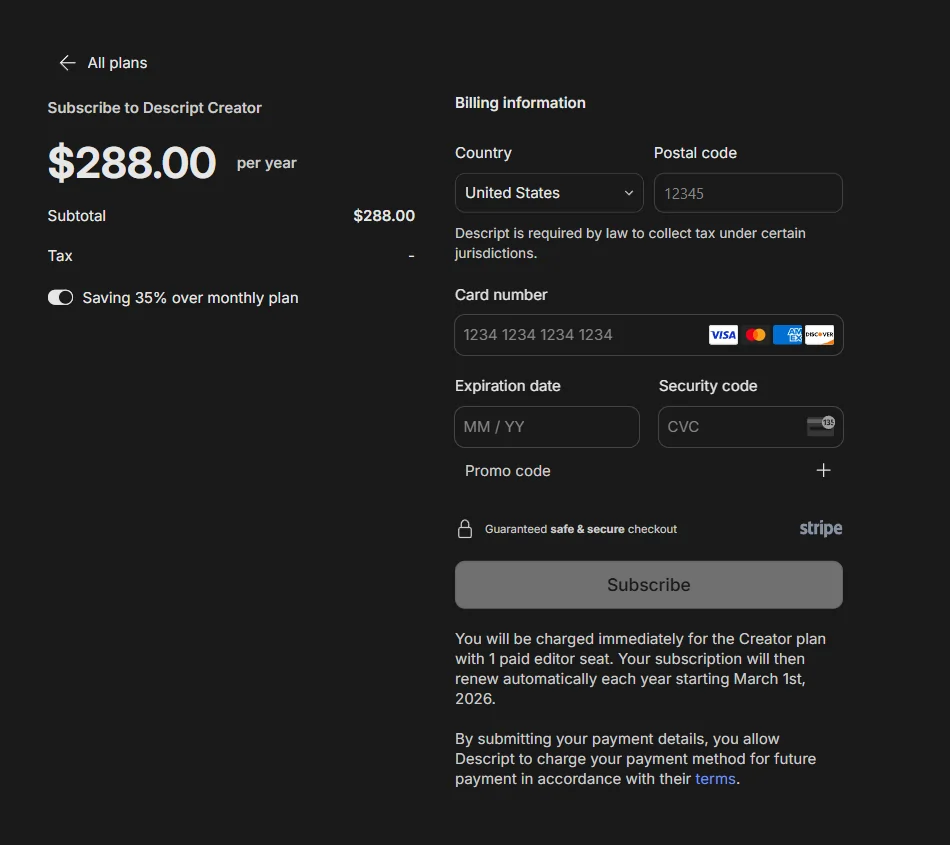 Descript Pricing and Plans: Which to Choose in 2025?