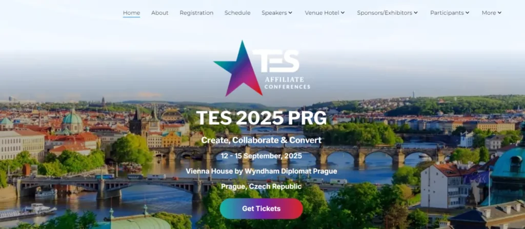 Join TES Affiliate Conference Prague 2025 for Top Networking