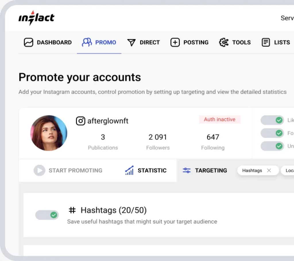 Revisión de Inflact 2025: ¿Puede realmente hacer crecer tu Instagram?
