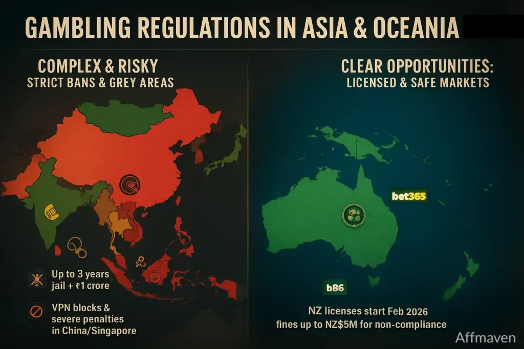 Legal Online Gambling Countries Guide for Affiliates 2026